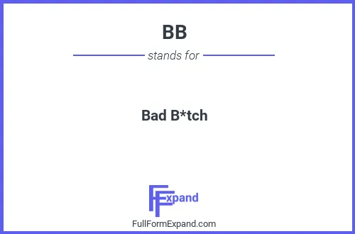 BB Abbreviations Full Forms Meanings and Definitions