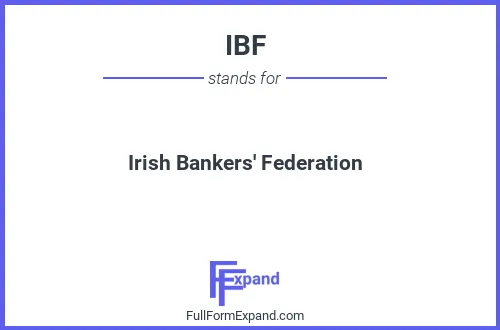 What does ibf mean store