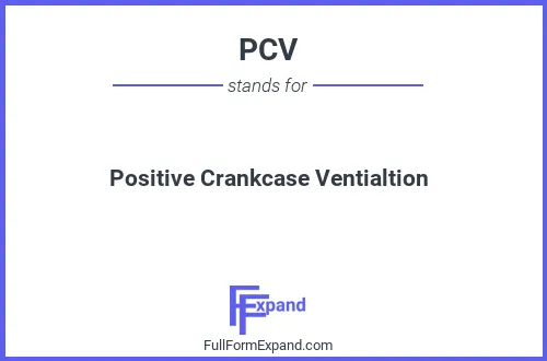 What pcv stands for store